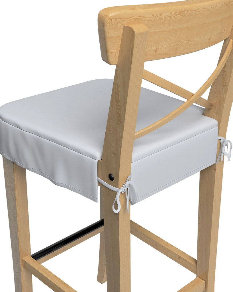 Sedák na židli IKEA Ingolf - barová barva růžová látka pletený vzor