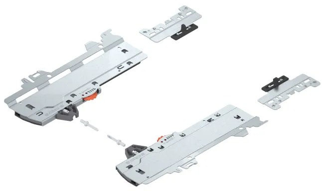 BLUM Sada TIP-ON BLUMOTION Merivobox Jednotka, Délka, Hmotnost: L1, 350-600, do 20 kg