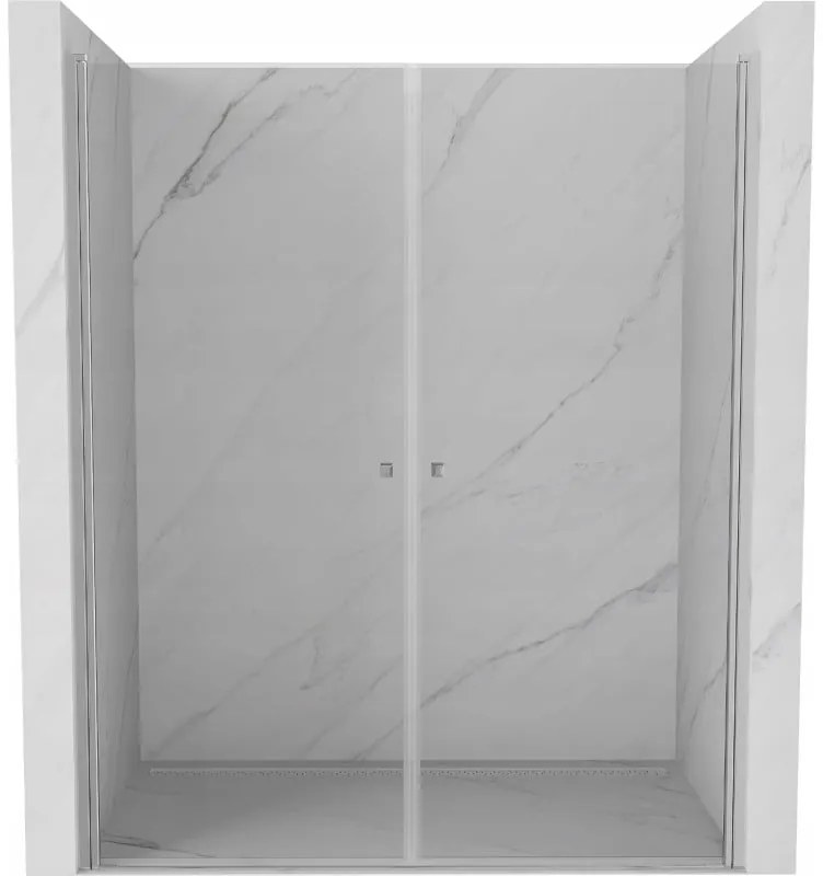 Mexen Pretoria Duo sprchové dveře otevírací 140 cm, transparentní, chrom - 852-140-000-02-00
