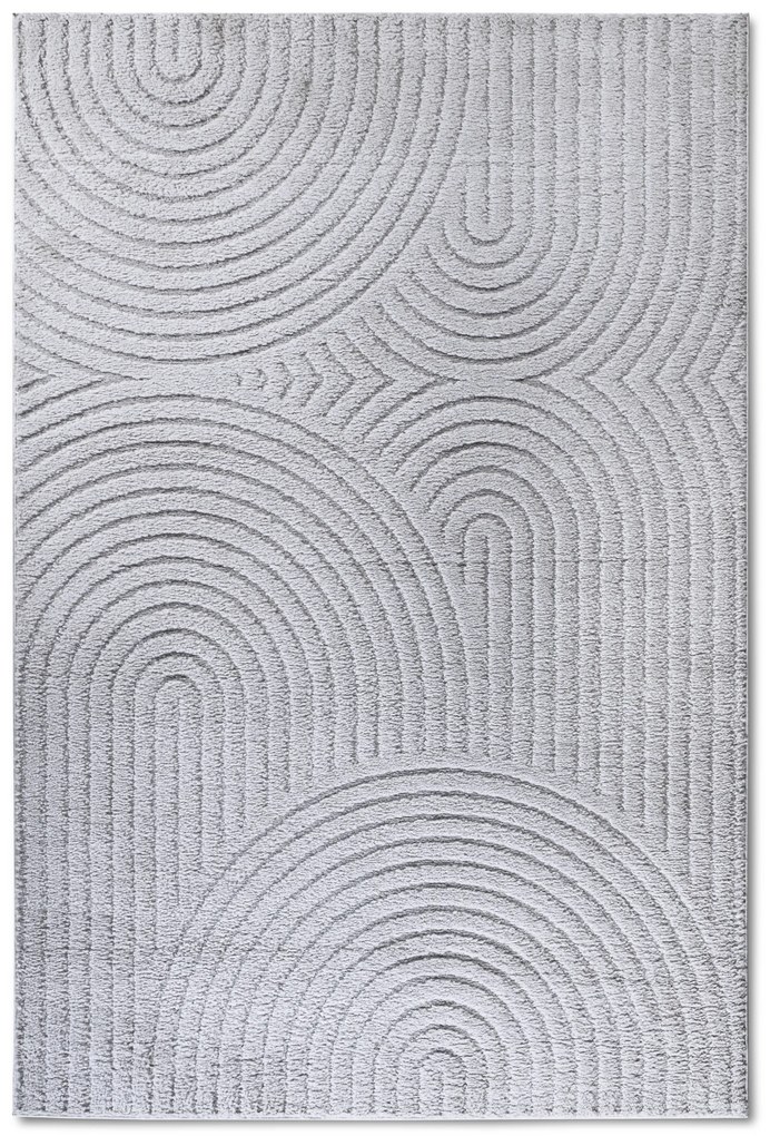ELLE Decoration, Kusový koberec New York 106205 Light Grey, 120x170, šedá, ložnice
