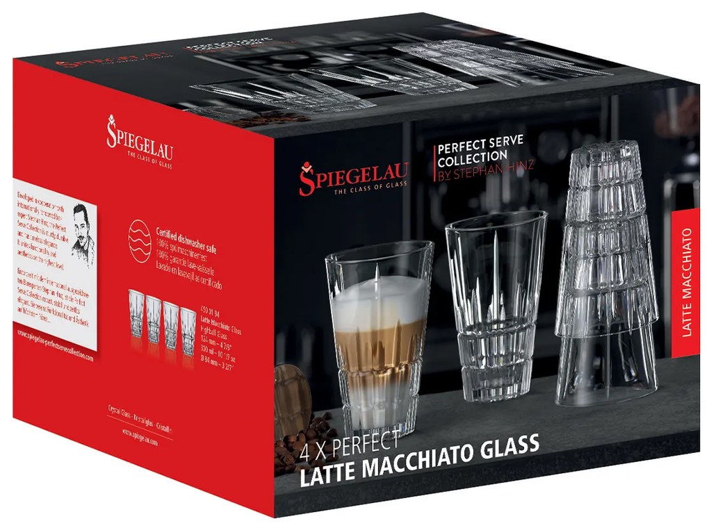 Sklenice Spiegelau Latte Macchiato Perfect Serve 4ks 300 ml 4500194