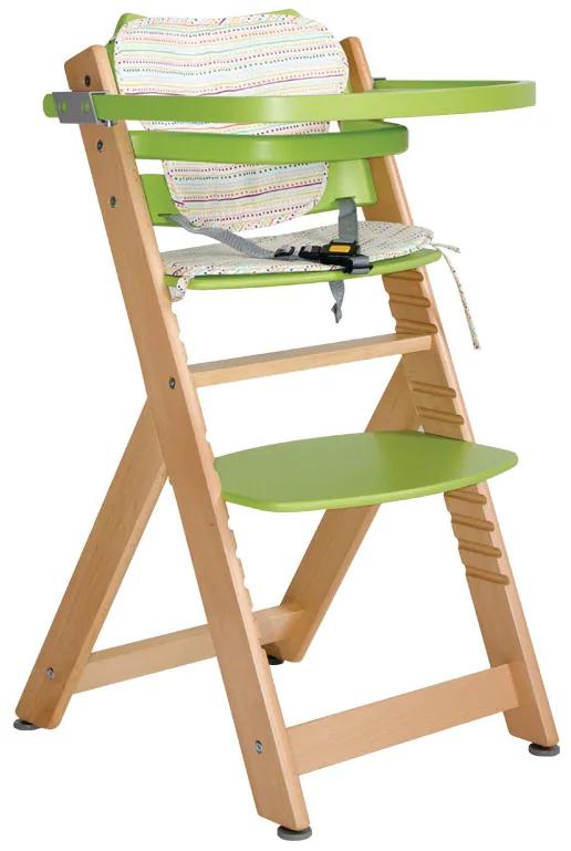 Židle dětská rostoucí ALENKA buková Židle dětská rostoucí ALENKA buková pz - přírodní zelená
