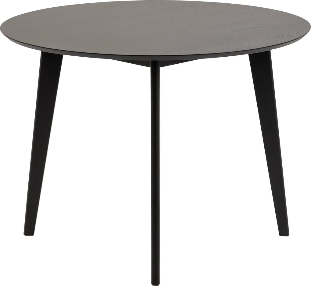 XXXLutz JÍDELNÍ STŮL, dub, kaučukové dřevo, černá, 105/105/76 cm MID.YOU - Jídelní stoly - 001749049802