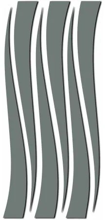 3D nálepky a samolepky, zrcadlové, barevné, dekorační nálepky I SENTOP OX007- 3D modern stickers