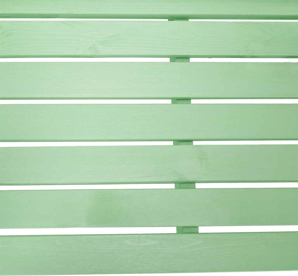 Dřevěná zahradní lavička, neo mint, 124 cm, FABLA