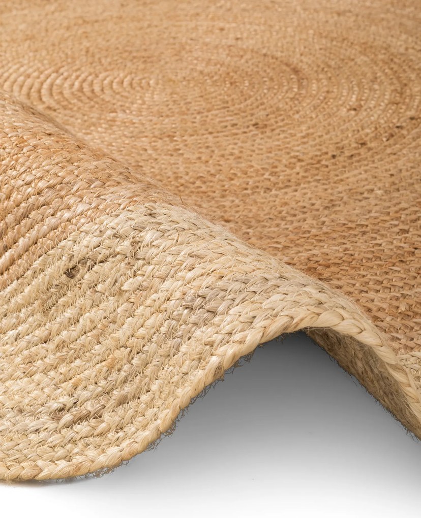 Hanse Home, Kusový koberec Looma 106226 Natur Gold/Ivory kruh, 200x200 (průměr) kruh, béžová, chodba / předsíň