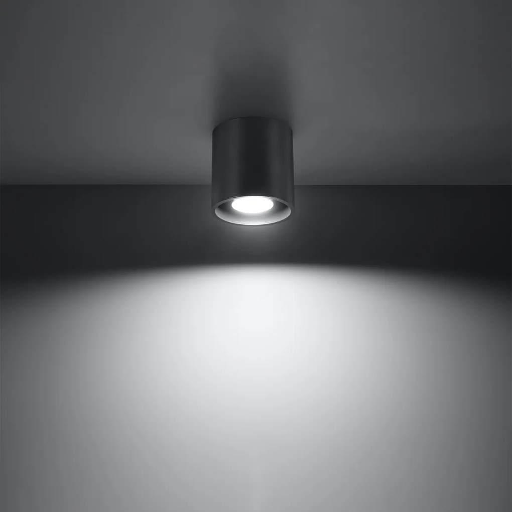 Sollux Lighting Stropní lampa ORBIS 1 antracitová