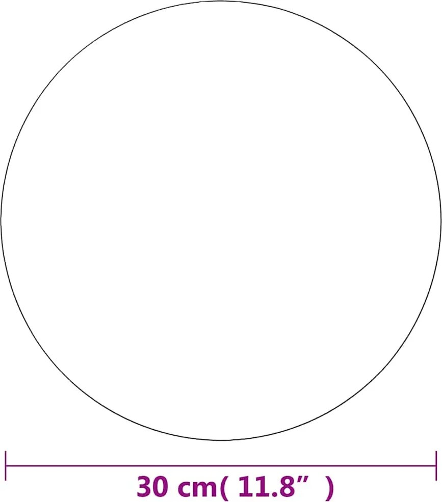 Zrcadlo bez rámu kulaté 30 cm sklo 283653