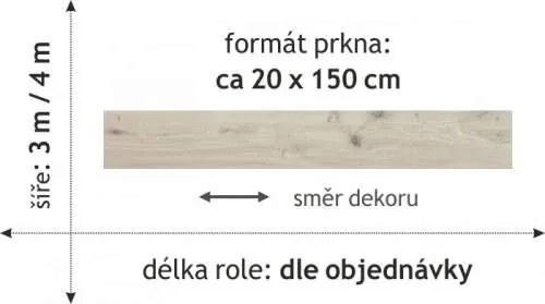 Tarkett PVC Duplex 1718 šíře 4m