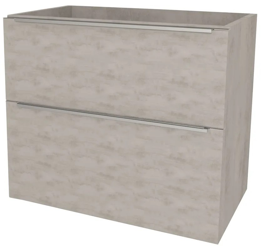 Mereo Mereo, Mailo, koupelnová skříňka 81 cm, chrom madlo, Multidecor, CN591SACST