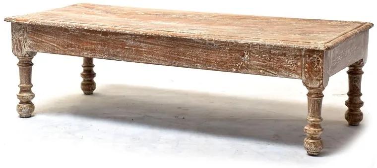 Sanu Babu Konferenční stolek z teakového dřeva, 159x68x49cm
