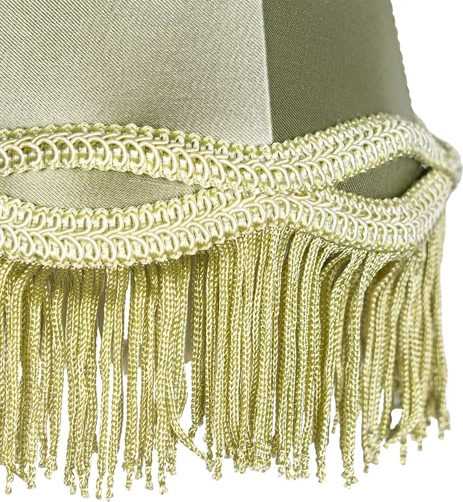 Stínidlo z látky zelené 12 cm - Granny
