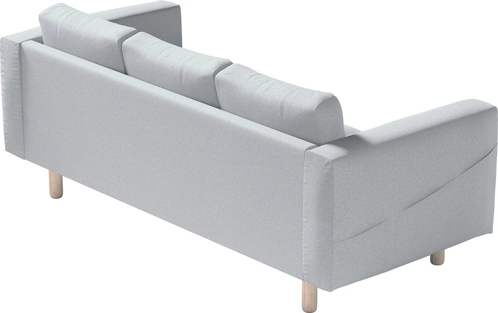 Potah na pohovku IKEA Norsborg 3-místná barva šedá látka pletený vzor