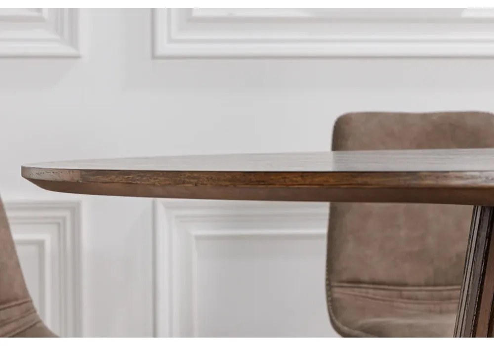 Massive home | Kulatý Jídelní stůl VALHALLA WOOD 140cm  dub