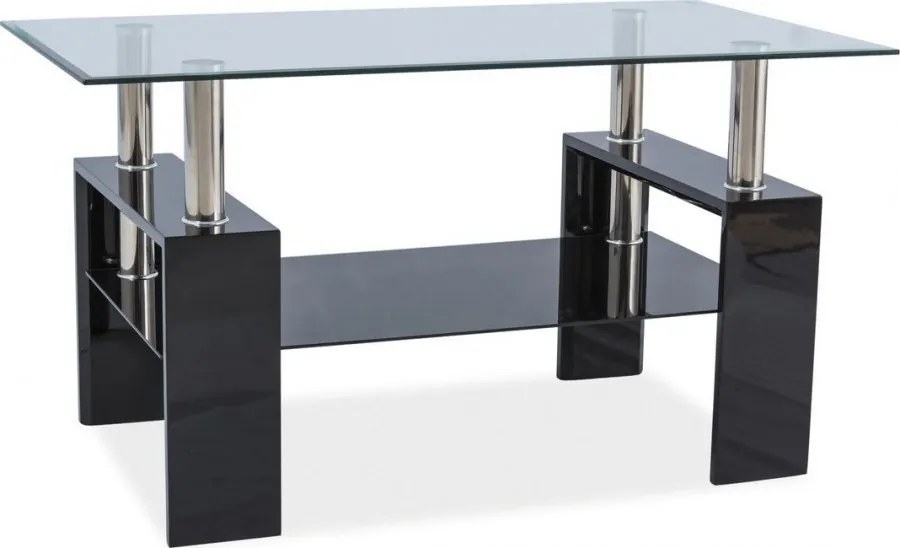 Casarredo Konferenční stolek LISA III - černý lak