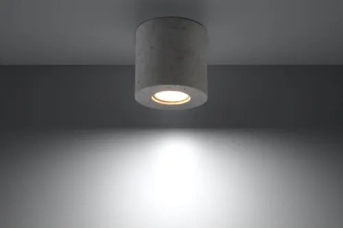 Stropní svítidlo SOLLUX Orbis GU10 1x40W bez zdroje SL.0488 beton