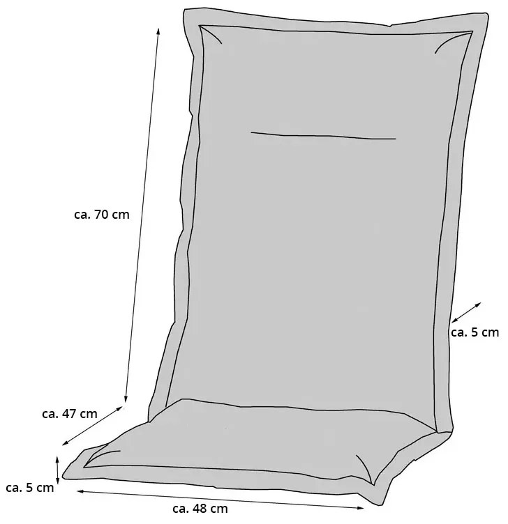Polstr DOPPLER Basic vysoký 24