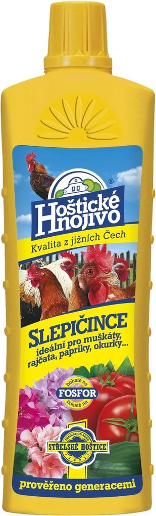 Hoštické hnojivo Slepičince tekuté 1 l