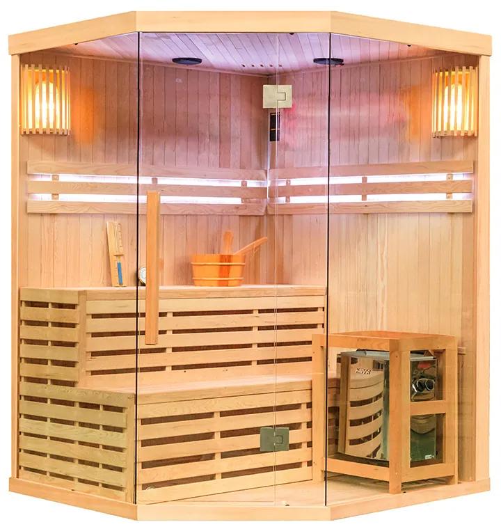 BPS-koupelny Finská sauna Relax  180x180, 5-6 osob