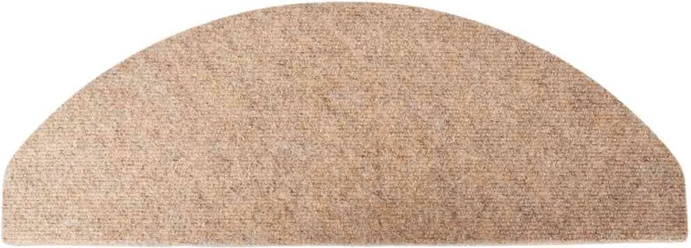 Samolepicí podložky na schody 30 ks Béžová 65x22,5x3,5 cm 3365897