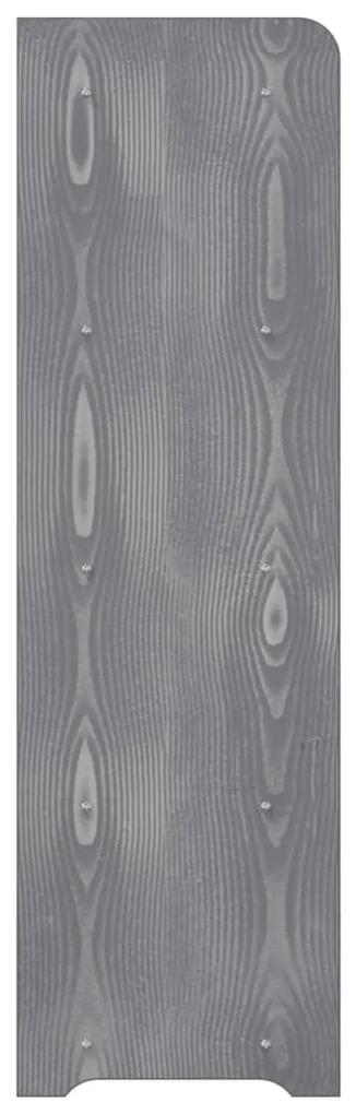 Botník šedý 65 x 24 x 81 cm kompozitní dřevo - Default Title