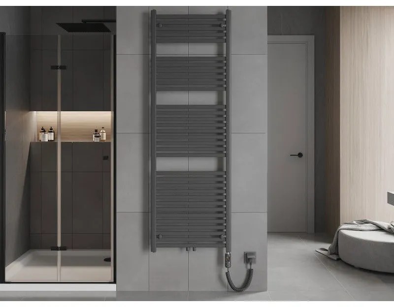 Mexen Hades, elektrické topné těleso 1800 x 600 mm, 900 W, antracitová, W104-1800-600-2900-66
