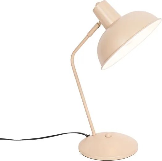 Stolní béžová retro lampa Milton Taupe