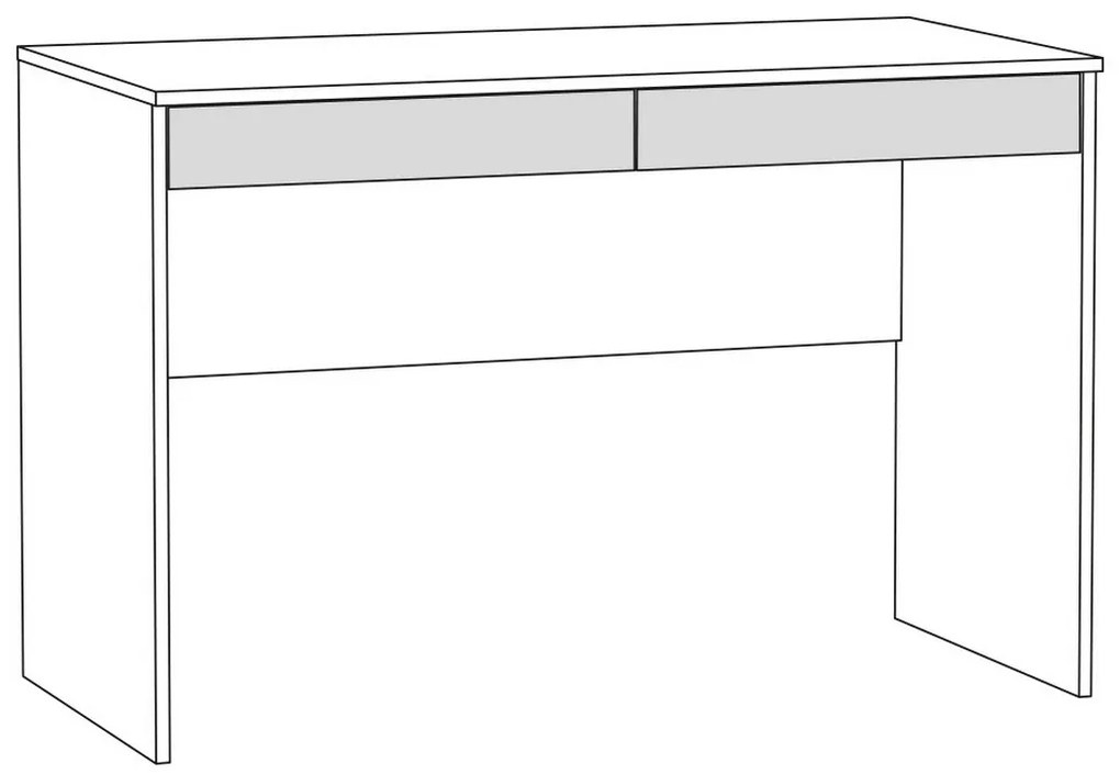 Pracovní stůl GRAYSON dub endgrain