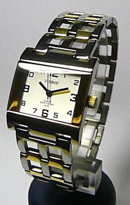 Foibos Titanové antialergické hranaté dámské hodinky Foibos 20872 (bicolor)