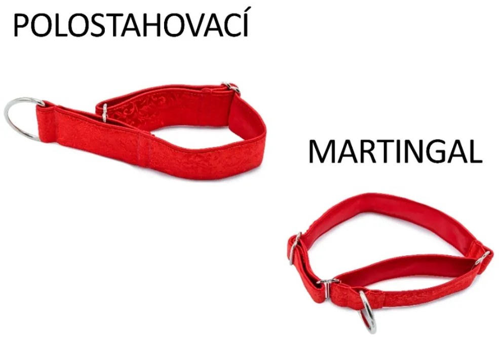 Obojek pro psa Grace Emily Abby oranžový Provedení: Polostahovací, Délka obojku: M/L - 32 - 47 cm, Šířka obojku: 2,5 cm