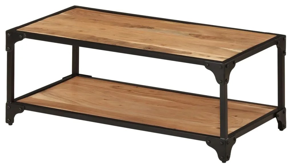 Konferenční stolek 90 x 45 x 35 cm masivní akáciové dřevo 328264