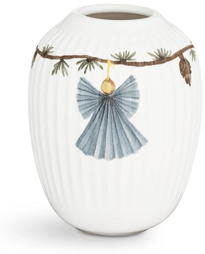 KÄHLER Keramická váza Hammershøi Christmas 10,5 cm, bílá barva, keramika |  BIANO