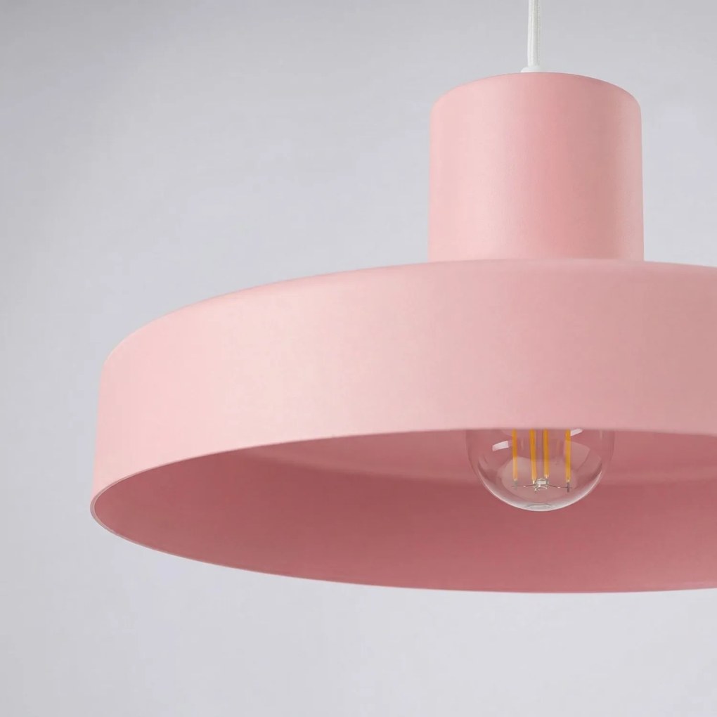 Sollux Lighting Závěsné svítidlo BILO růžové