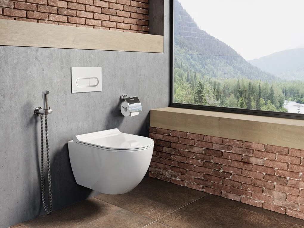 Ravak Uni Chrome X01516 WC Rim závěsné