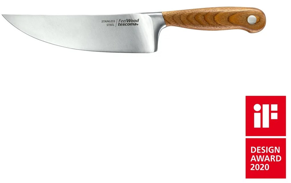 TESCOMA Nůž kuchařský FEELWOOD 18 cm