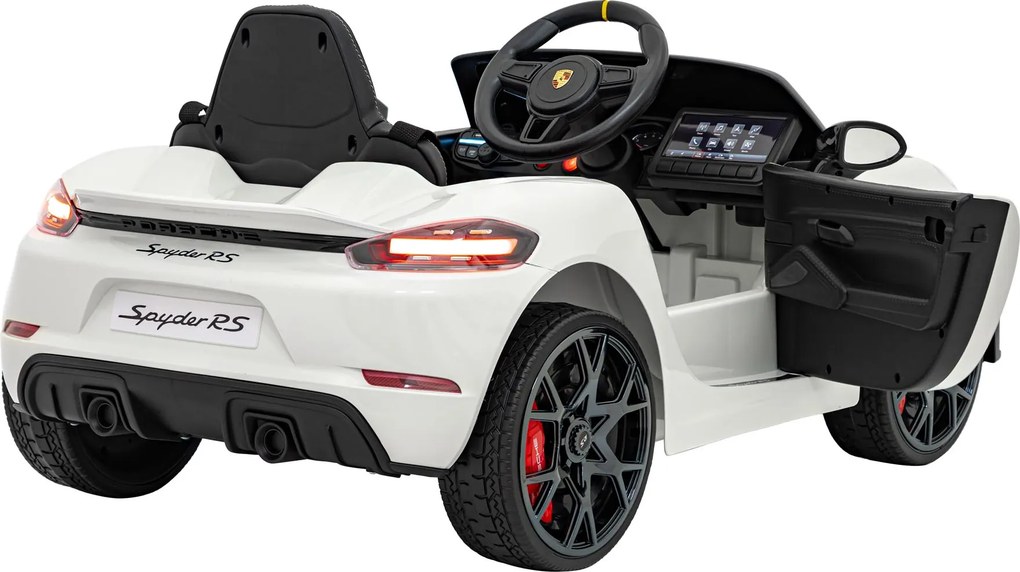 Ramiz Dětské autíčko Porsche Spyder RS 718, bílý lak