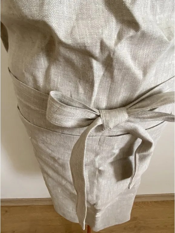 Tom Linen Lněná zástěra Natural
