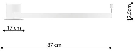 Thoro TH.224 - LED Stropní svítidlo RIO LED/50W/230V CRI90 3000K pr. 78 cm zlatá