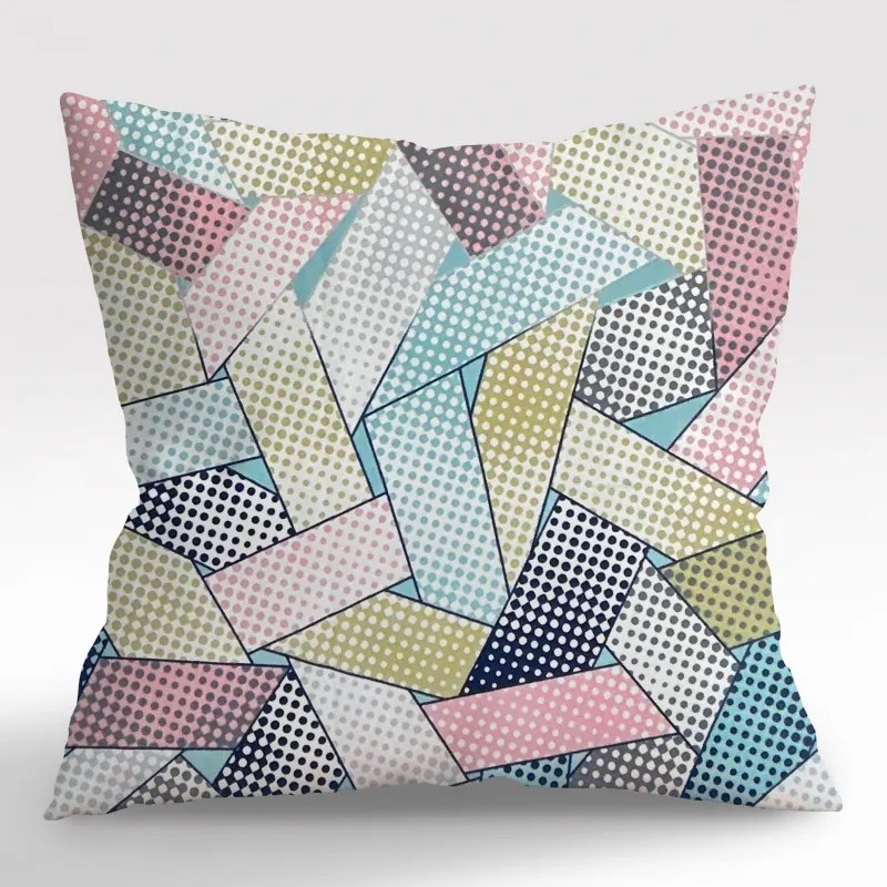 Ervi povlak na polštář Bavlněný - geometrická abstrakce
