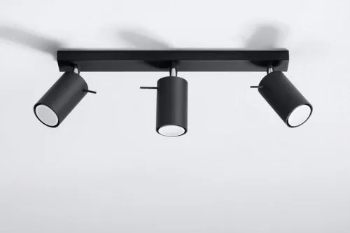 Bodové svítidlo SOLLUX Ring 3 GU10 3x40W bez zdroje SL.0093 černá