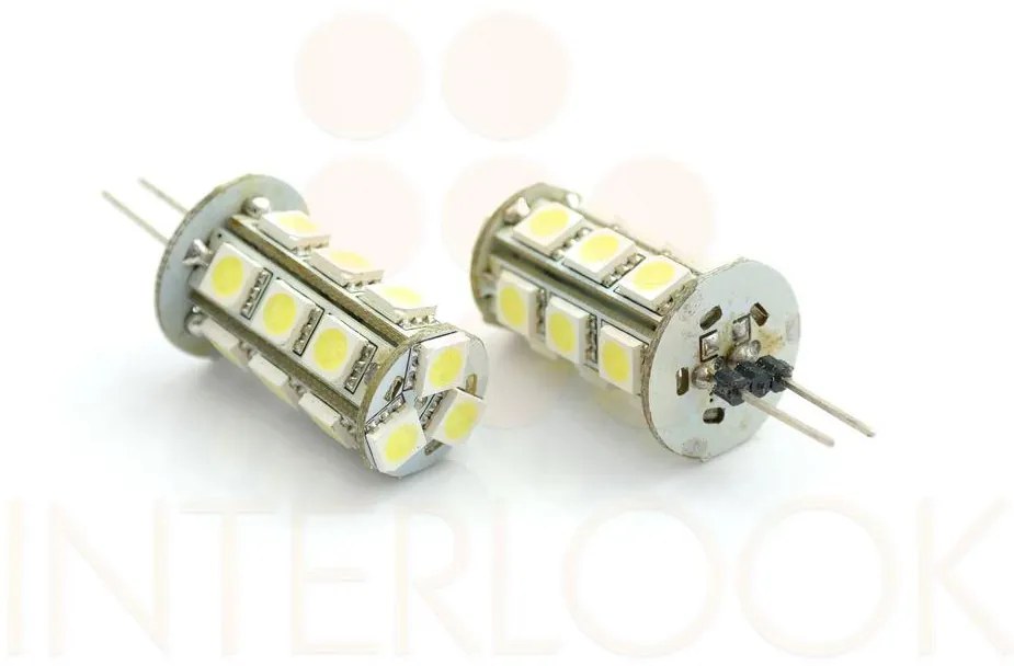 Interlook LED žárovka 3W 18xSMD5050 G4 270lm 12V DC TEPLÁ