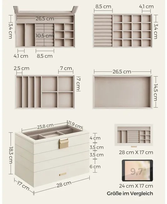 Šperkovnice JBC164W01