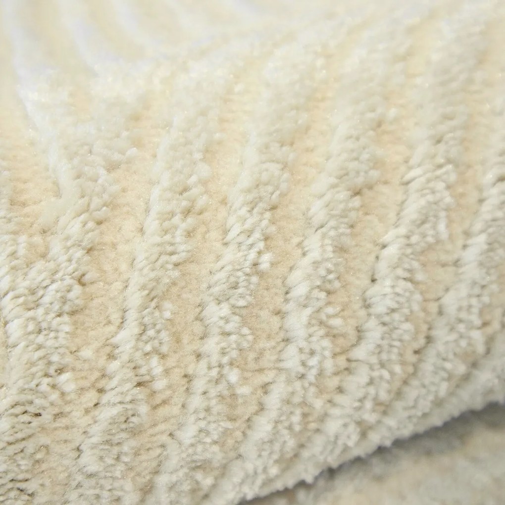 Angel Carpet, Kusový koberec Zafiro 25 Beige, 60x110, béžová, kancelář