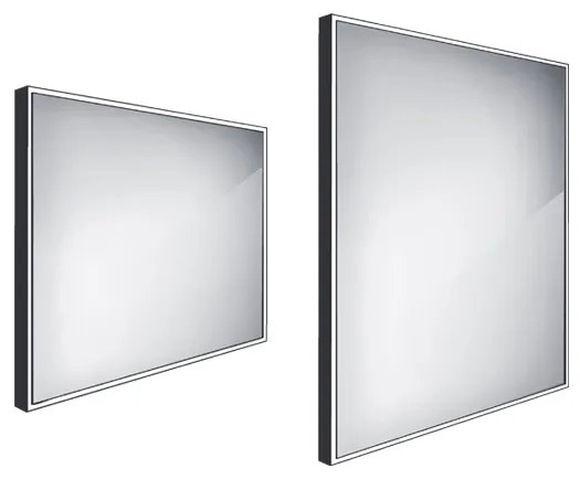 Nimco černé LED zrcadlo 800x700 ZPC 13003-90