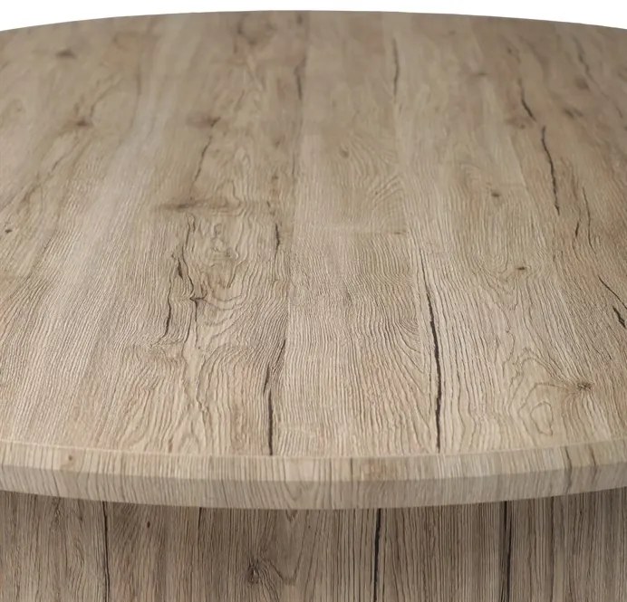 Autronic Jídelní stůl SORETO — 200x100x77 cm, MDF, dekor dub/ ořech Světle hnědá