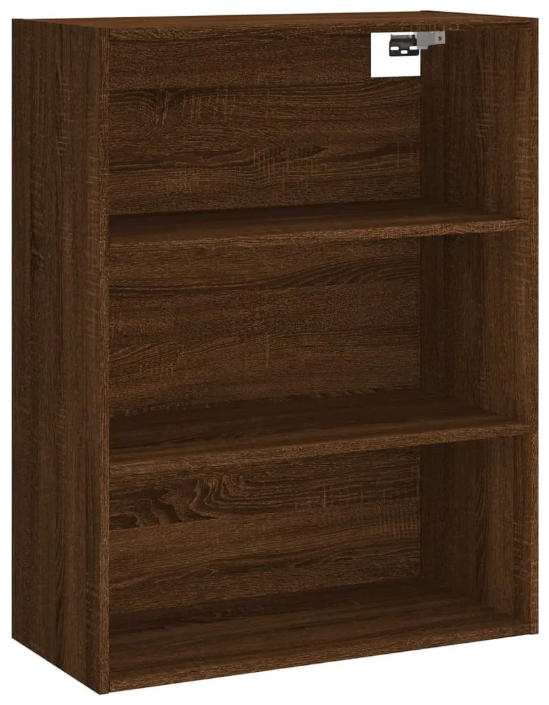 Skříň highboard hnědý dub 69,5 x 34 x 180 cm kompozitní dřevo