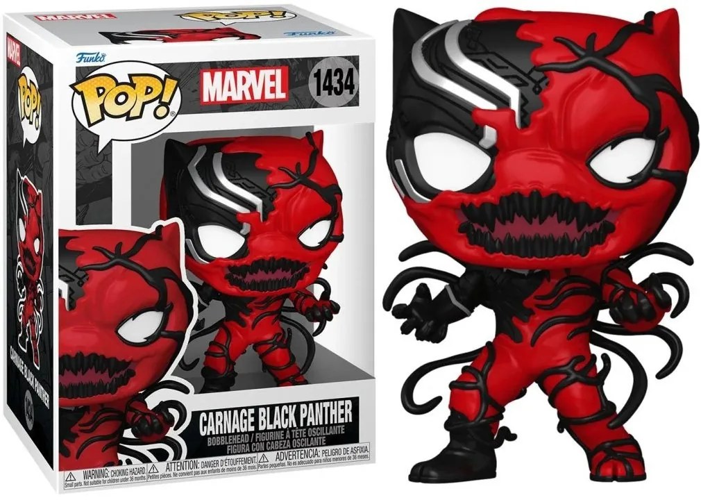 Funko pop! marvel carnage black panther 1434