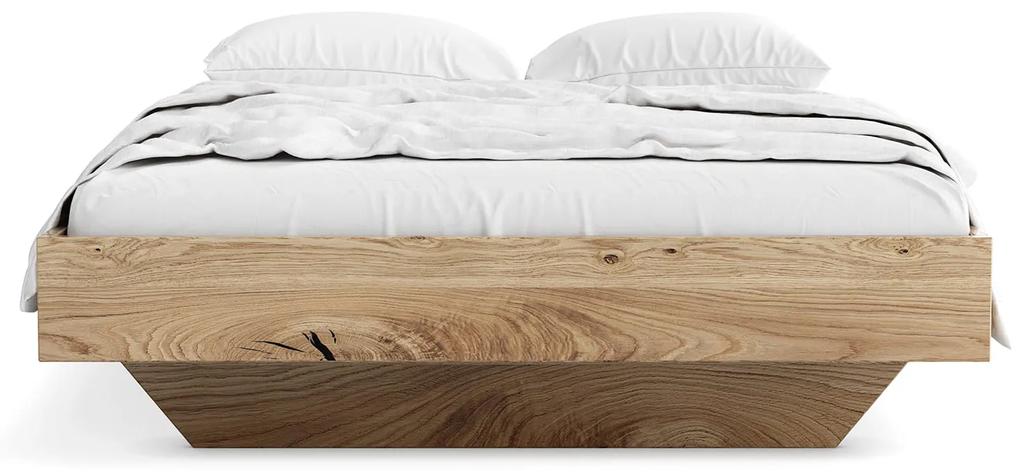 Dubová postel 140x200 cm Bergamo