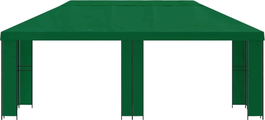 Zahradní altán 6 x 3 m Zelená Polyester a ocel 190 gsm 3376011