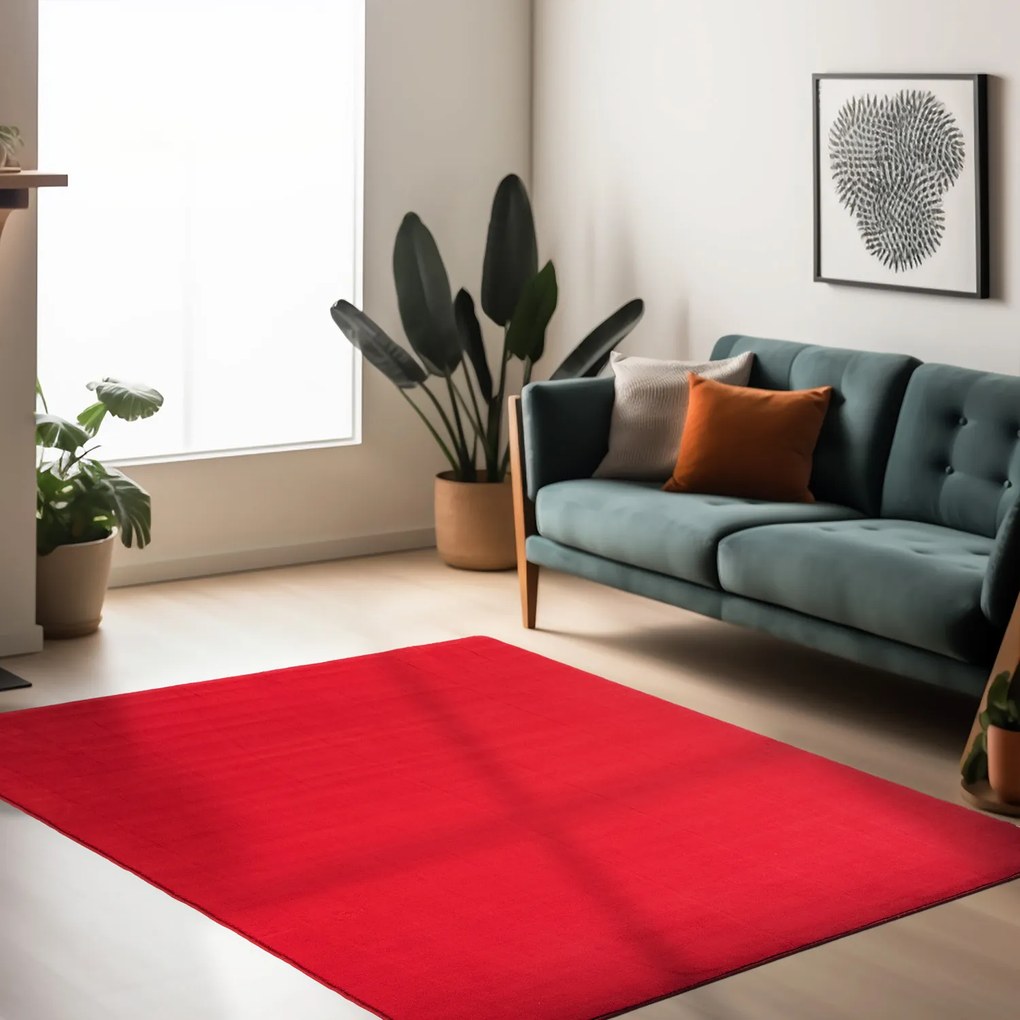 Ayyildiz, Kusový koberec Sky 5400 Red, 200x290, červená, obývací pokoj